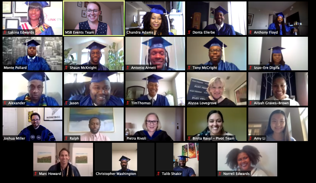 Georgetown Graduates Second Pivot Cohort | Pivot Program | Georgetown ...